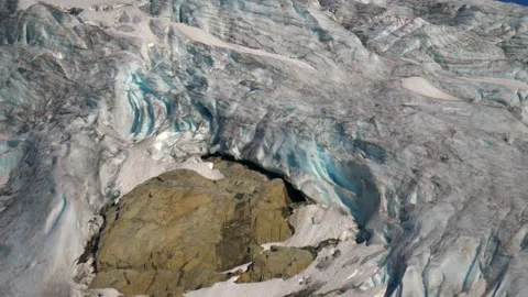 Matier Glacier's Ice Field In Sunlight I... | Stock Video | Pond5