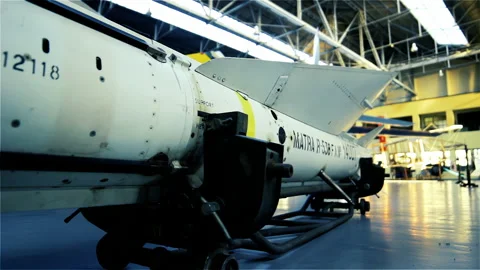 Matra R.530 Missile at the Museo Naciona... | Stock Video | Pond5