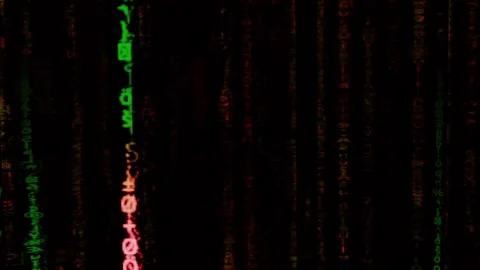 Binary Code Falling Stock Video Footage | Royalty Free Binary Code ...