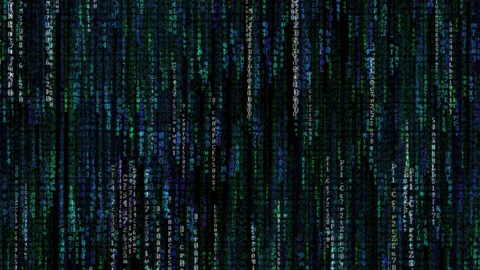 Matrix background loop. 3d animation | Stock Video | Pond5