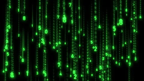 Binary Code Falling Stock Video Footage | Royalty Free Binary Code ...