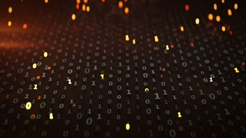 Red Matrix Numbers Stock Footage ~ Royalty Free Stock Videos | Pond5