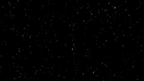 Matrix Code Falling Green Letters world ... | Stock Video | Pond5