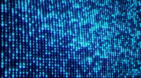 Matrix digital background. | Stock Video | Pond5