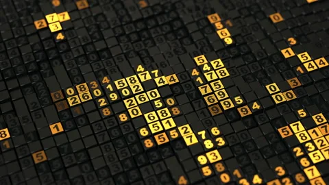 Matrix of digital code seamless loop 3D ... | Stock Video | Pond5