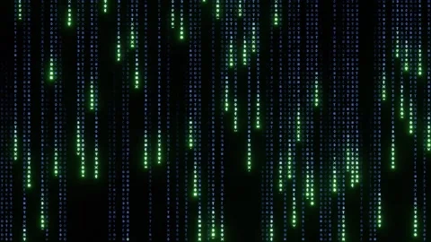 Matrix inspired seamless animation video... | Stock Video | Pond5