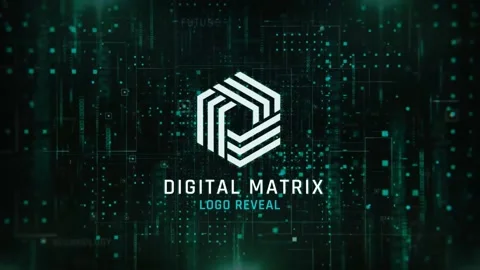 After Effects Template: Matrix Logo Reveal #237807709