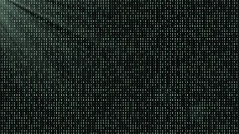 matrix rain of digital HEX code. Compute... | Stock Video | Pond5