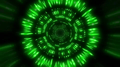 Matrix simulation | Stock Video | Pond5