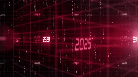 Red Matrix Numbers Stock Footage ~ Royalty Free Stock Videos | Pond5