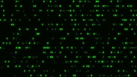 Matrix Video Clipart. Numbers flash rand... | Stock Video | Pond5