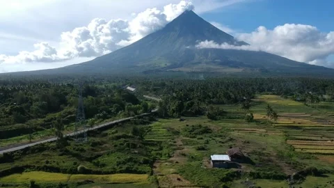 Mayon Volcano April Daytime Hot Summer P... | Stock Video | Pond5