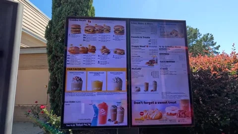 Mcdonalds Drive Thru Menu Keine Preise Auf Der McDonald's Speisekarte