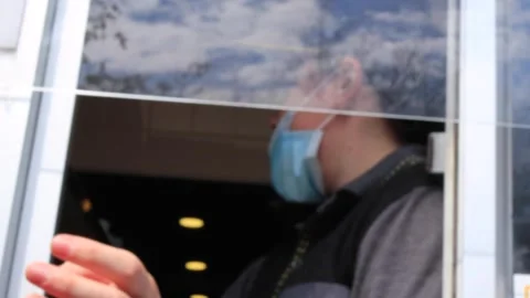 McDonalds drive thru worker hands drink ... | Stock Video | Pond5