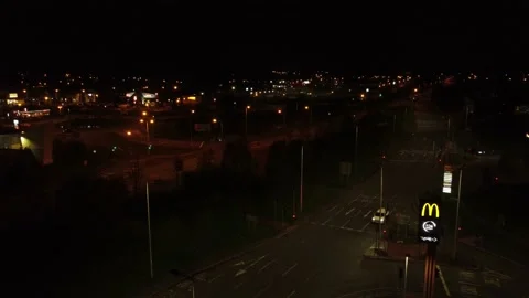 McDonalds fast food drive through logo i... | Stock Video | Pond5