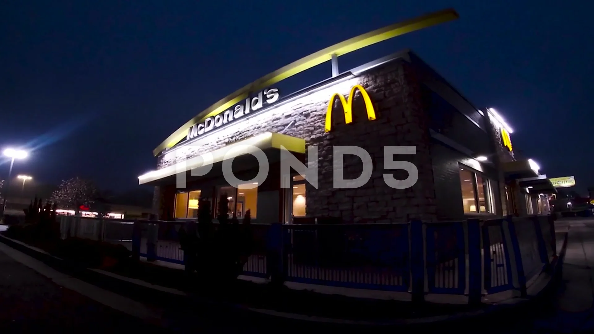 Mcdonalds Building At Night