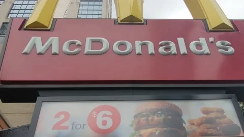 McDonald's Restaurant Signage | Stock Video | Pond5