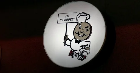 McDonald's Sign - Old - I'm Speedee - Cl... | Stock Video | Pond5