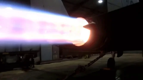Jet Engine Flame Stock Footage ~ Royalty Free Stock Videos | Pond5