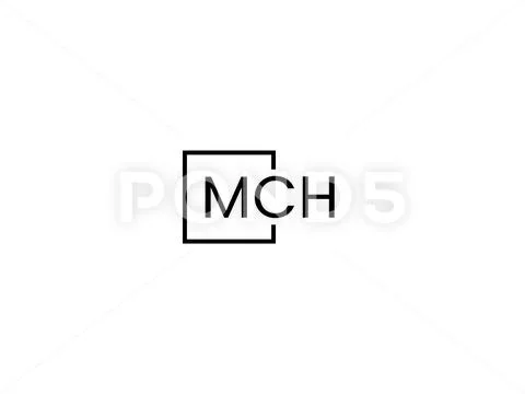 MCH letter initial logo design vector illustration: Graphic #198861513