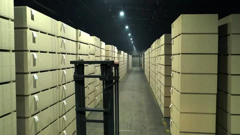 MDF and chipboard warehouse at a woodwor... | Stock Video | Pond5