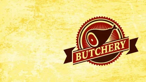 Butcher Shop Icon Stock Videos – Royalty-Free HD & 4K Videos