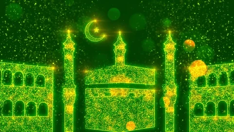 Mecca 3D Animation Of The Ramadan Kareem | Stock Video | Pond5