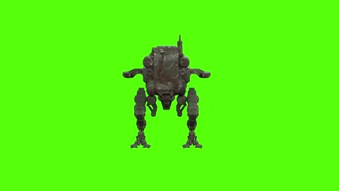 Mech War Robot Green Screen Stock Footage ~ Royalty Free Stock Videos ...