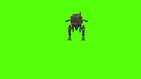 Mech War Robot Green Screen Stock Footage ~ Royalty Free Stock Videos ...