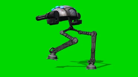 Mech War Robot Green Screen Stock Footage ~ Royalty Free Stock Videos ...