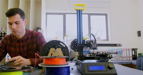 Mechanic checking diameter of chain ring... | Stock Video | Pond5