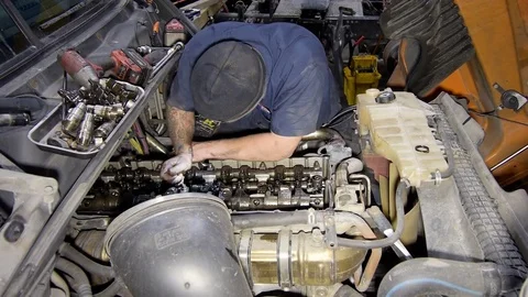 Semi Truck Repair Stock Footage ~ Royalty Free Stock Videos | Pond5