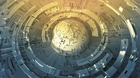 Mechanical Circle sectors seamless loop ... | Stock Video | Pond5