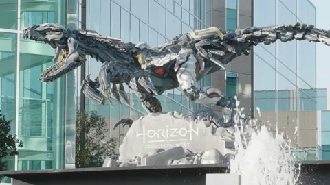 Mechanical Creature Advertising Horizon ... | Stock Video | Pond5