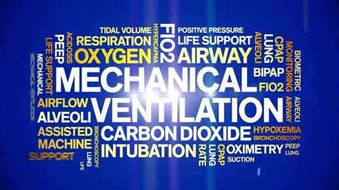 Mechanical Ventilation animated word clo... | Stock Video | Pond5