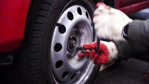 Wheel Change Stock Footage ~ Royalty Free Stock Videos | Pond5