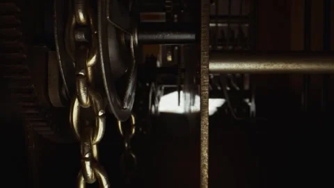 Pendulum Clock Mechanism Stock Video Footage | Royalty Free Pendulum ...