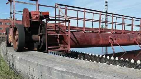 Mechanism of scraper in sedimentation ta... | Stock Video | Pond5