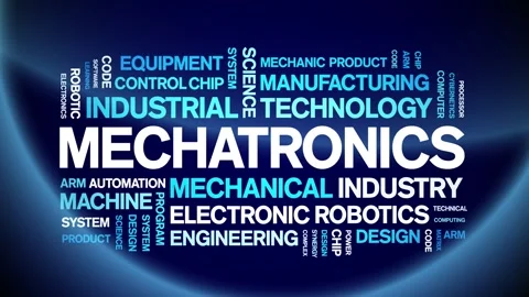 Mechatronics animated word cloud,animati... | Stock Video | Pond5