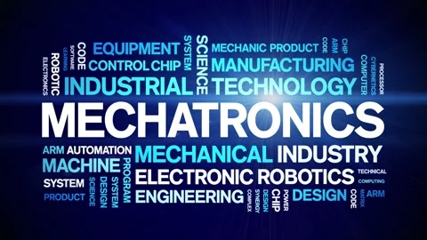 Mechatronics animated word cloud,animati... | Stock Video | Pond5