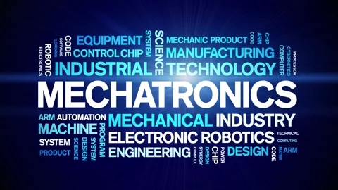 Mechatronics animated word cloud,animati... | Stock Video | Pond5