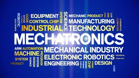 Mechatronics animated word cloud,animati... | Stock Video | Pond5