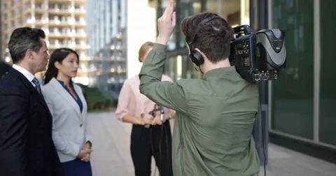 Media Interview Stock Footage ~ Royalty Free Stock Videos | Pond5