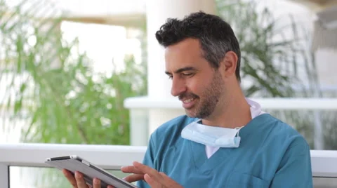 Medical case manager at the hospital | Stock Video | Pond5