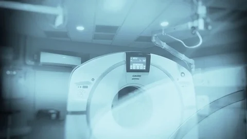 Medical Cat Scan machine in hospital edg... | Stock Video | Pond5