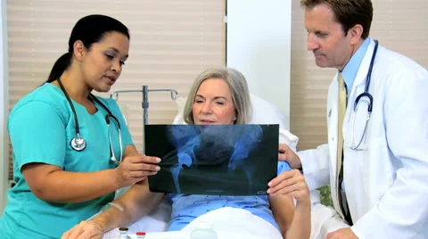 medical clinical care x-ray Caucasian ma... | Stock Video | Pond5