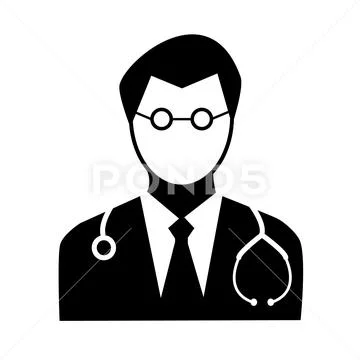 Medical doctor icon on white background. flat style. doctor icon ...
