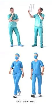 Medical Doctor Person ~ 3D Model #245065318 | Pond5