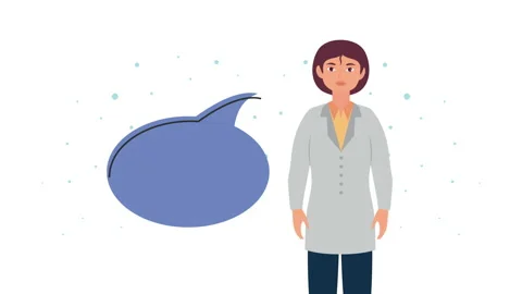 medical female doctor character animatio... | Stock Video | Pond5