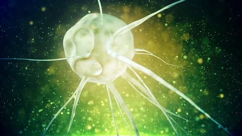 Medical mutant cell, medical background | Stock Video | Pond5